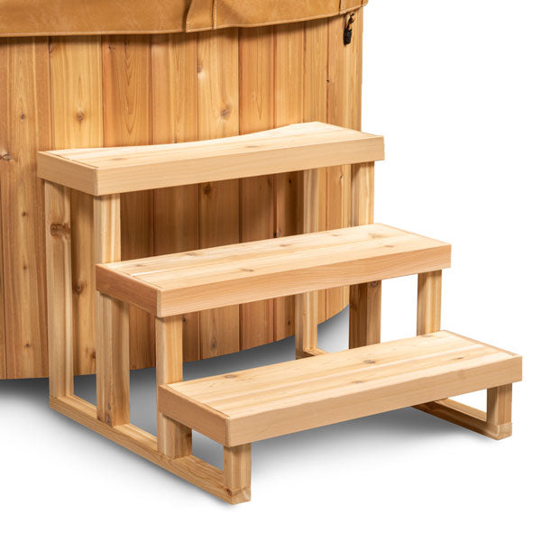 Dundalk Leisurecraft | 3 Tier Steps for Round Hot Tub – Supreme Saunas ...